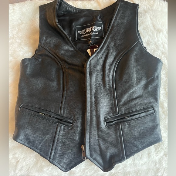 Unik | Jackets & Coats | Authentic Leather Vest | Poshmark